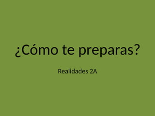 2A Vocabulario con la rutina diaria practica | PPTX