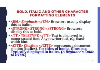 2a web technology html basics 1 | PDF