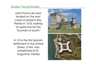 Grade 7 Social Studies - Spain in America | PDF