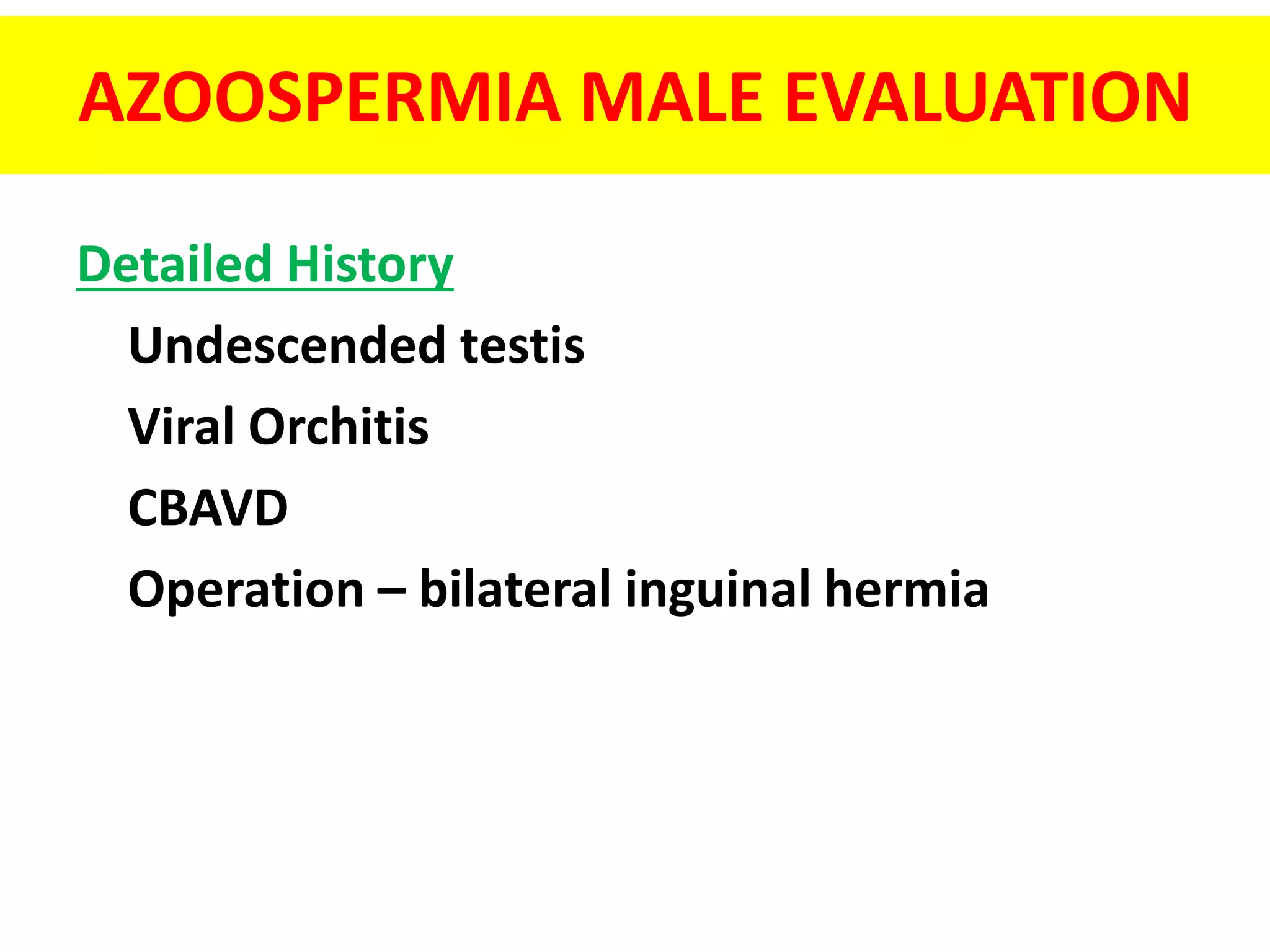 AZOOSPERMIA Management Made Simple : “Stepwise approach” | PPTX