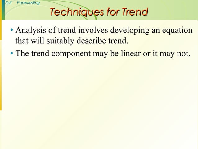 2b. forecasting linear trend | PPT