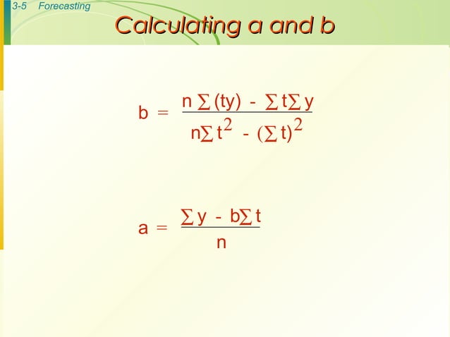 2b. forecasting linear trend | PPT