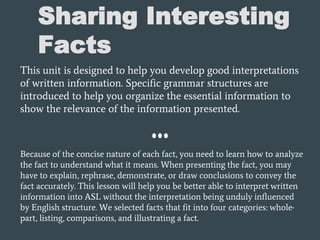 2b. Sharing Interesting Facts - Whole-Part | PPTX