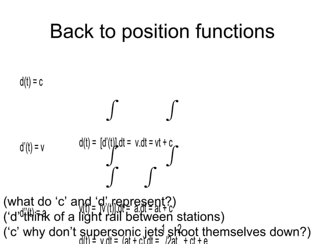 2b. motion in one dimension | PPT