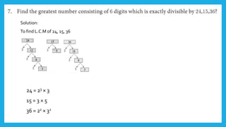 2b. Pedagogy of Mathematics - Part II (Numbers and Sequence - Ex 2.2 ...