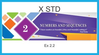 2b. Pedagogy of Mathematics - Part II (Numbers and Sequence - Ex 2.2 ...