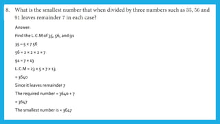2b. Pedagogy of Mathematics - Part II (Numbers and Sequence - Ex 2.2 ...