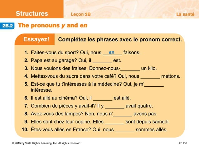 2B.2 The pronouns y and en.ppt