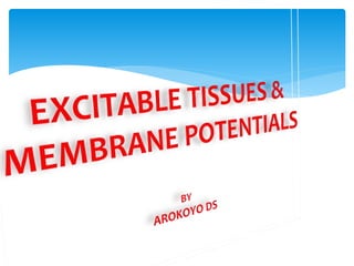 2b. Membrane Potentials n Excitable Tissues - PPT.pptx