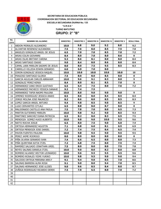 2 b 5o bimestre y final | PDF