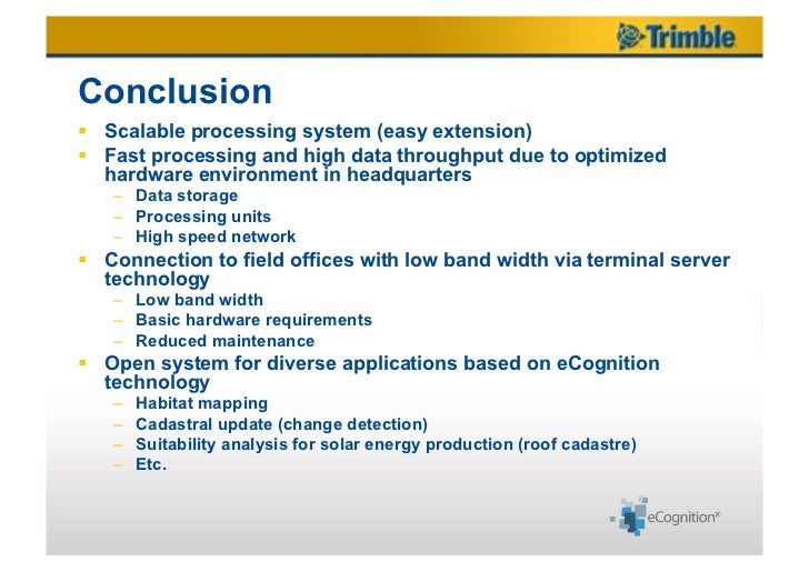 eCognition Image Analysis System