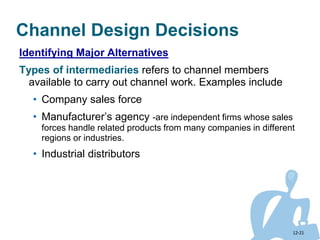 2B-FUNCTION AND SELECTION OF MARKETING CHANNELS.ppt