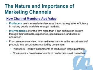 2B-FUNCTION AND SELECTION OF MARKETING CHANNELS.ppt