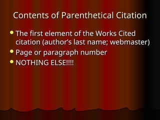 2b - Parenthetical Citations resource.ppt