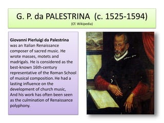 2b renaissance vocal music | PPTX