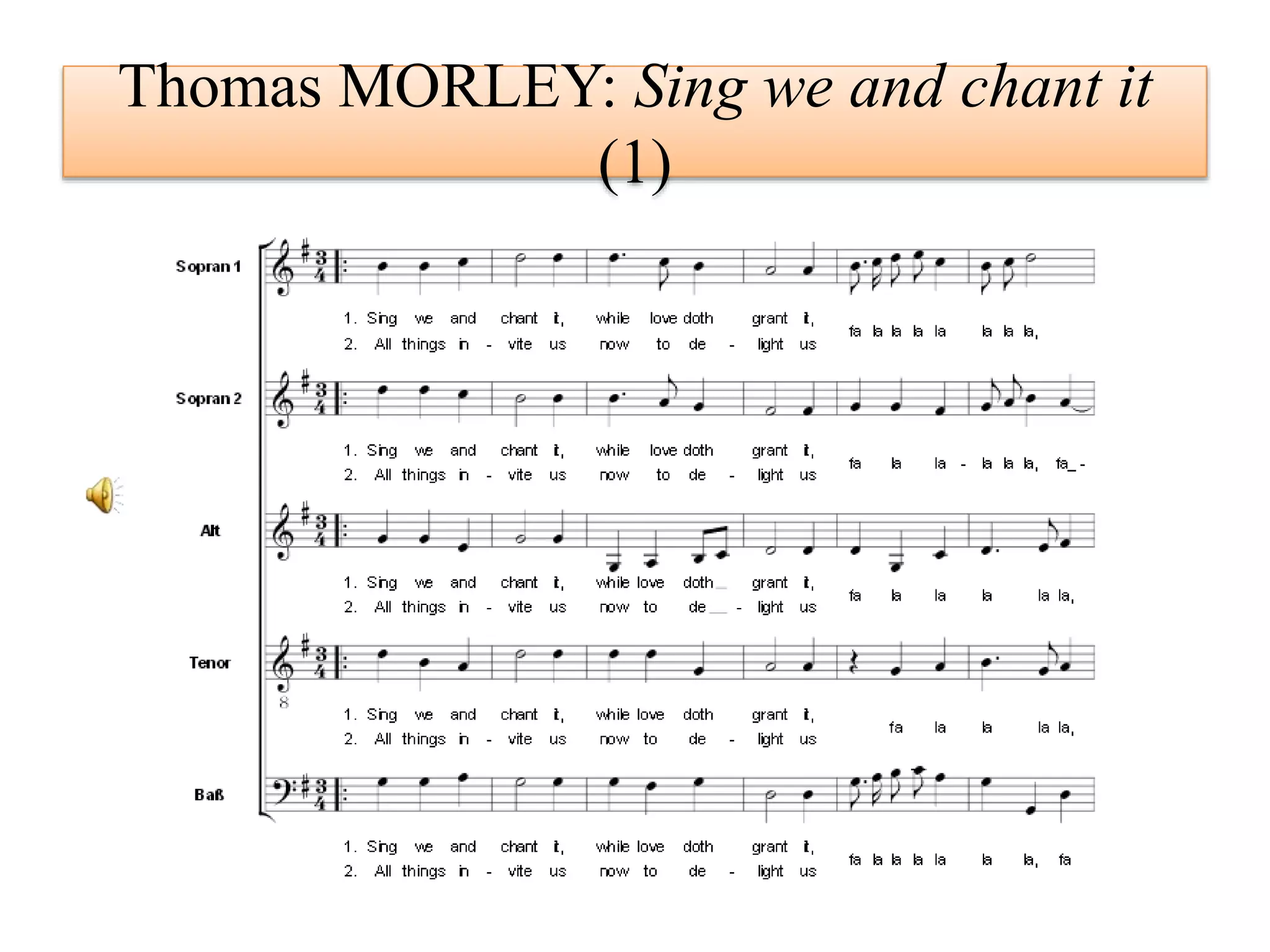 2b - RENAISSANCE VOCAL MUSIC.pptx | Classical Music | Music