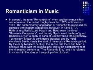 2 B Romantic Composers | PPT | Classical Music | Music
