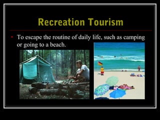 The Different Types of Tourism | PPT