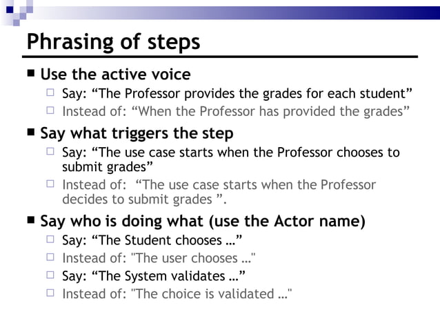 2b writing good use cases | PPT
