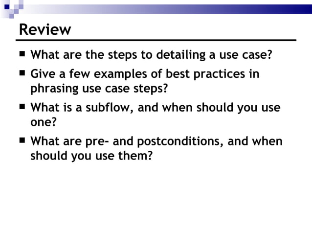 2b writing good use cases | PPT