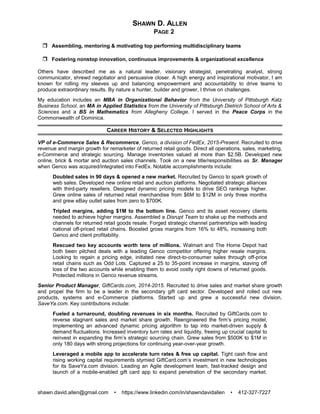 Allen, Shawn EXPANDED RESUME | DOC