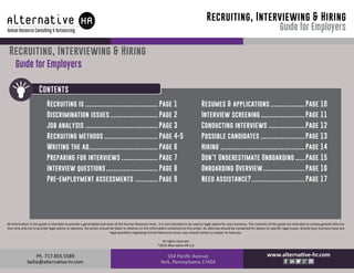 Recruiting to Hiring Guide2 | PPT