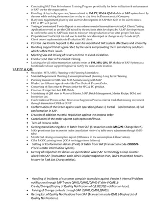 SAMBIT Resume-SAP PM & PP Consultant | PDF