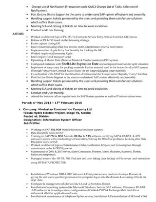 SAMBIT Resume-SAP PM & PP Consultant | PDF