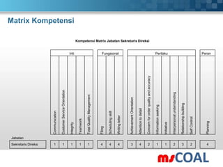 Developing matrix competency | PPTX