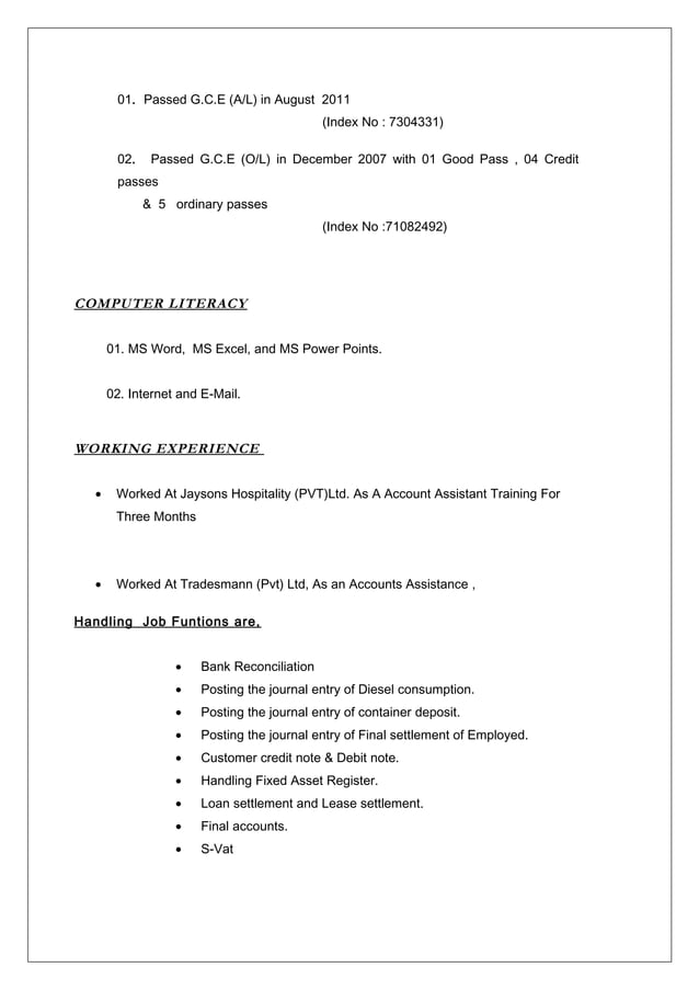 DINUSHA NEW CV 1 | DOC