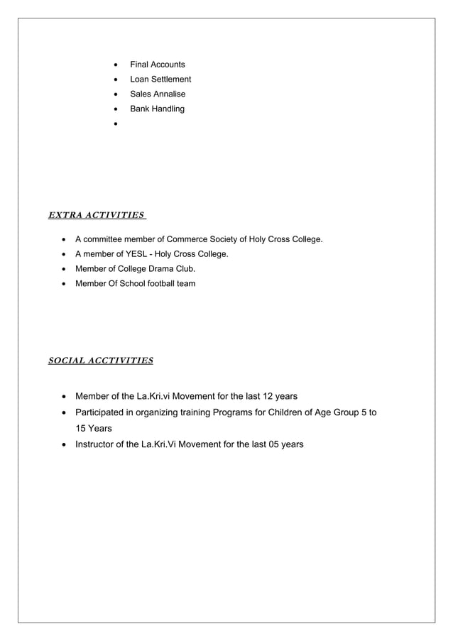 DINUSHA NEW CV 1 | DOC