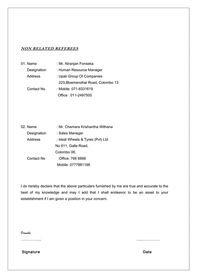 DINUSHA NEW CV 1 | DOC