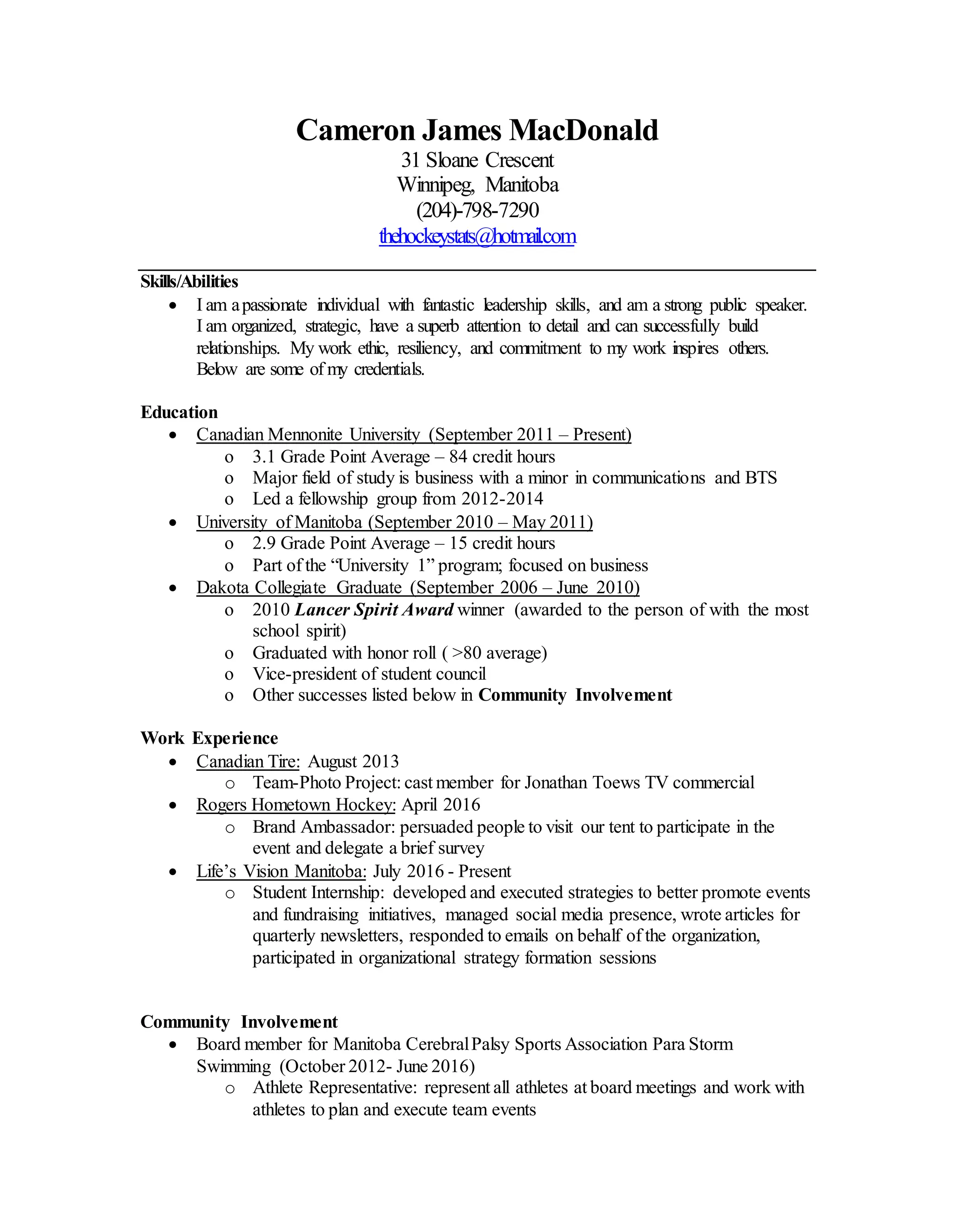 Cameron MacDonald-Resume | DOCX