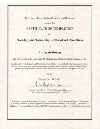 Addiction Studies | PDF