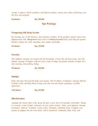 SERENITY SPA CONCEPT | DOCX