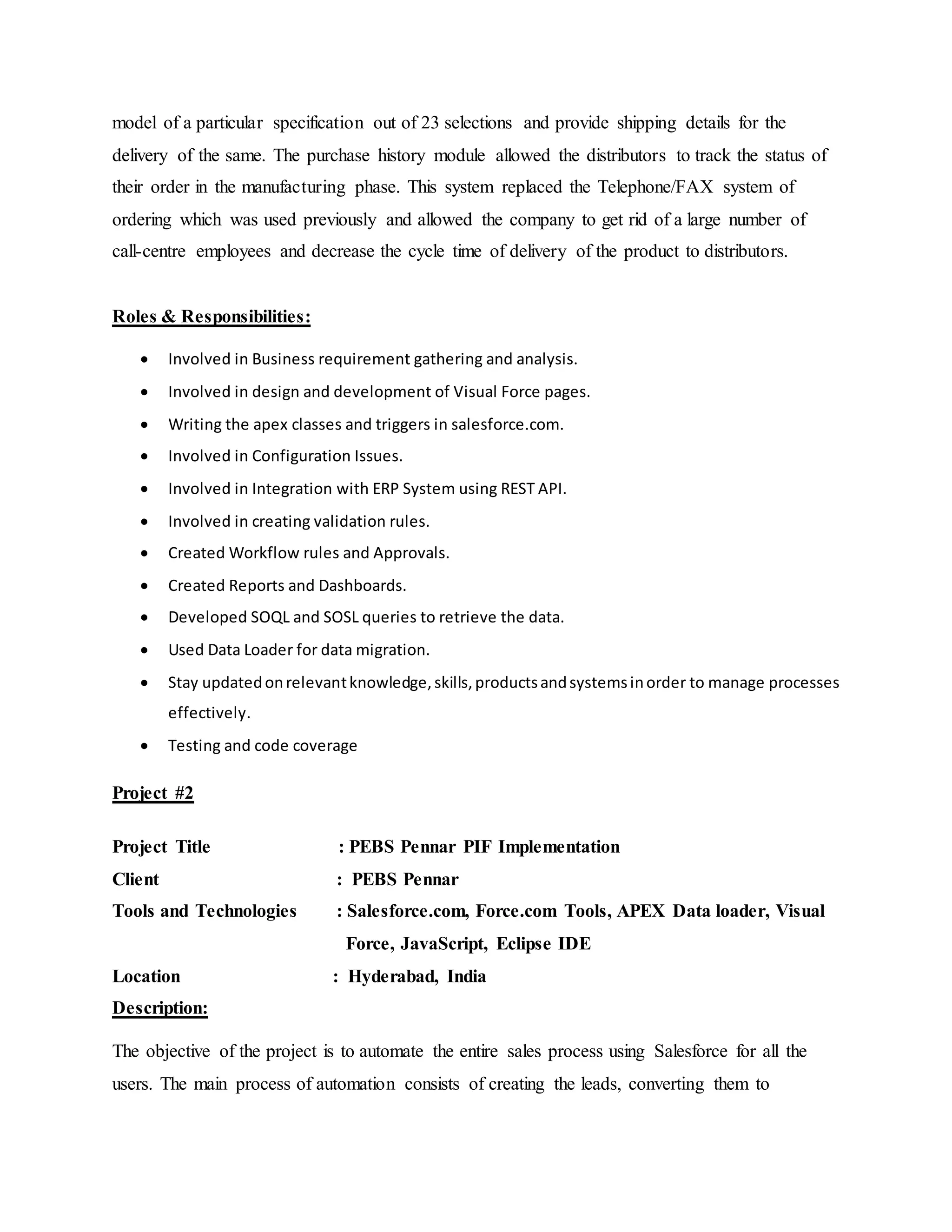 Salesforce 4 Years Exp Pdf
