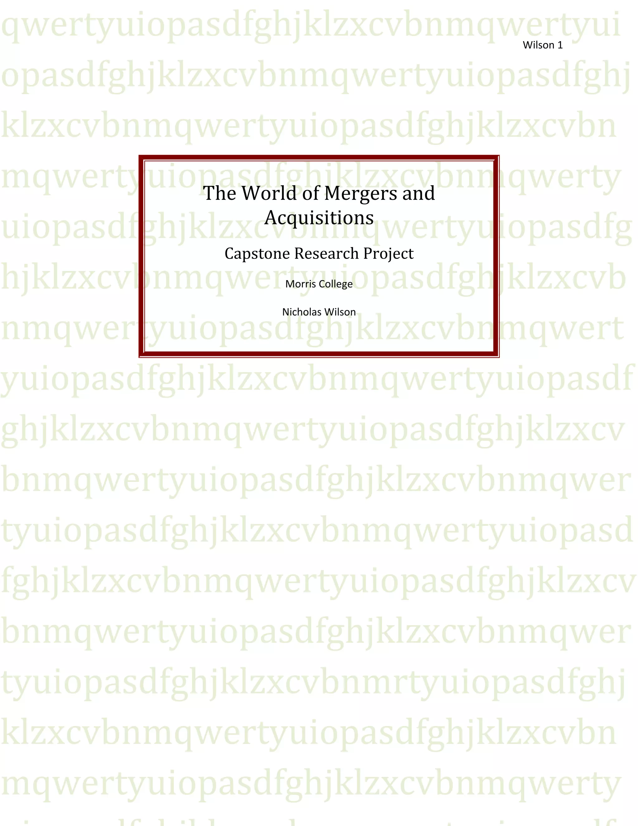 Capstone Research Paper (Simpson) | PDF