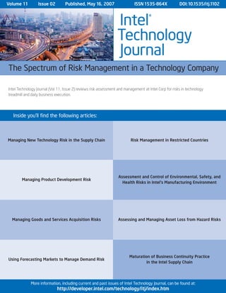 The spectrum of risk mgt in a technology company- vol11-iss02 | PDF