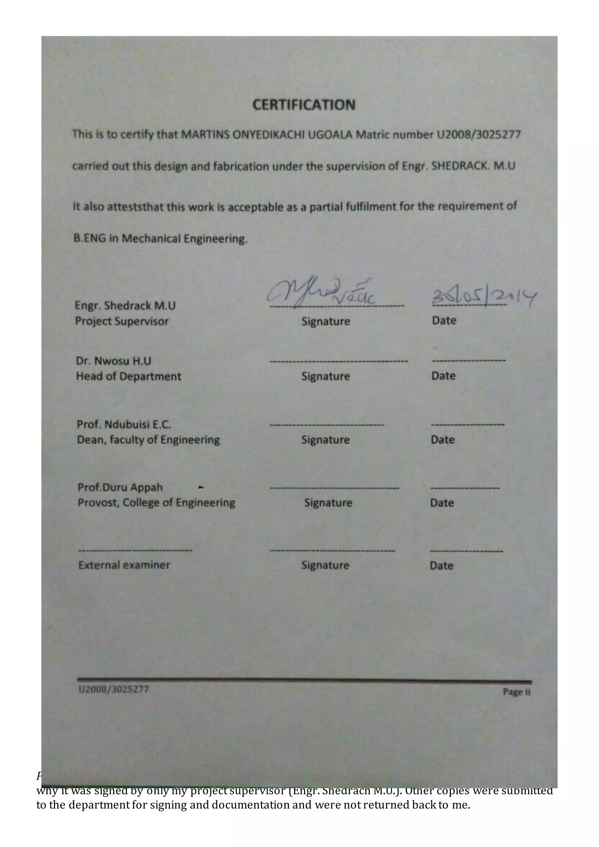 Design of a Cathodic Protection System for Corrosion Prevention of a ...