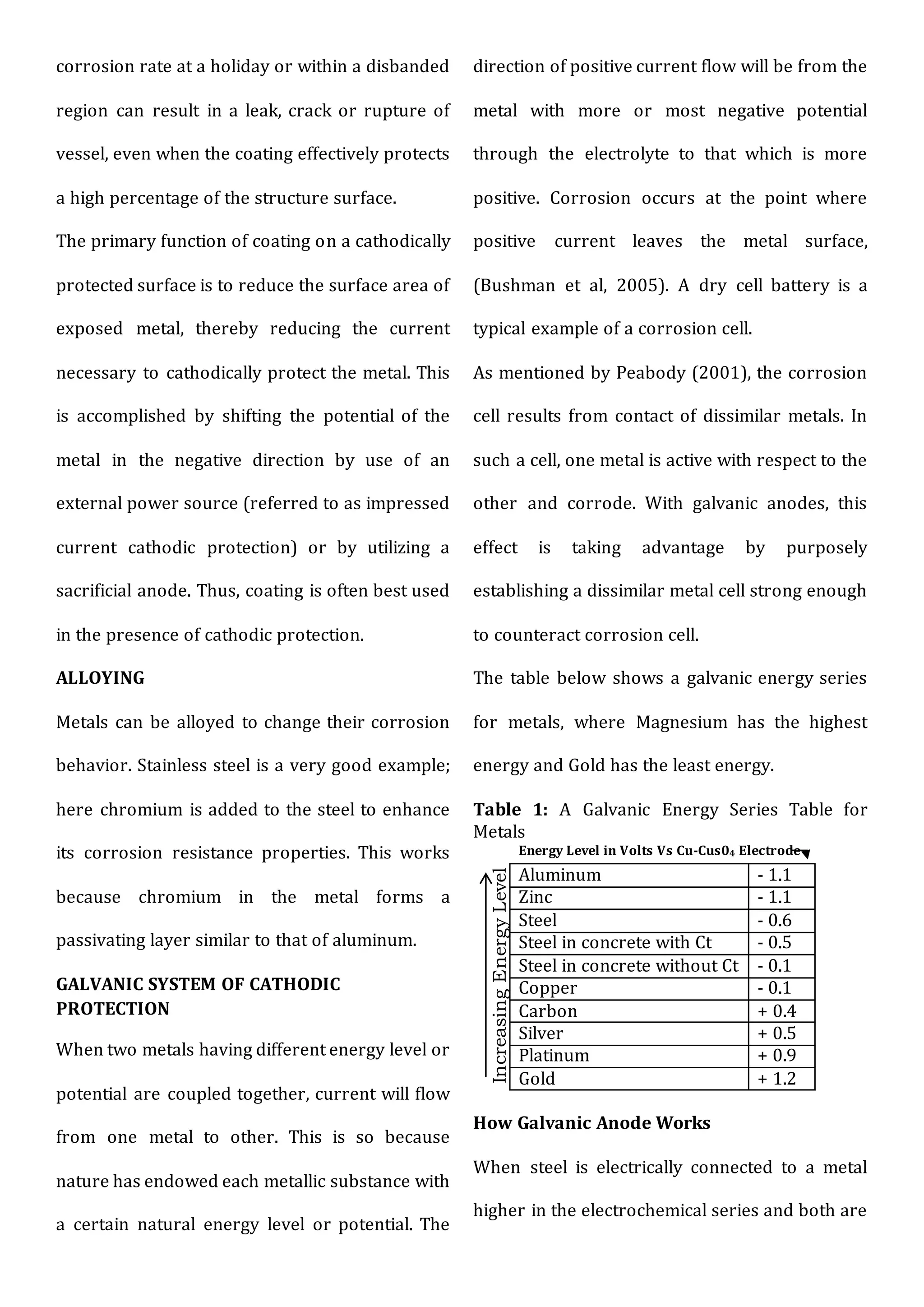 Design of a Cathodic Protection System for Corrosion Prevention of a ...
