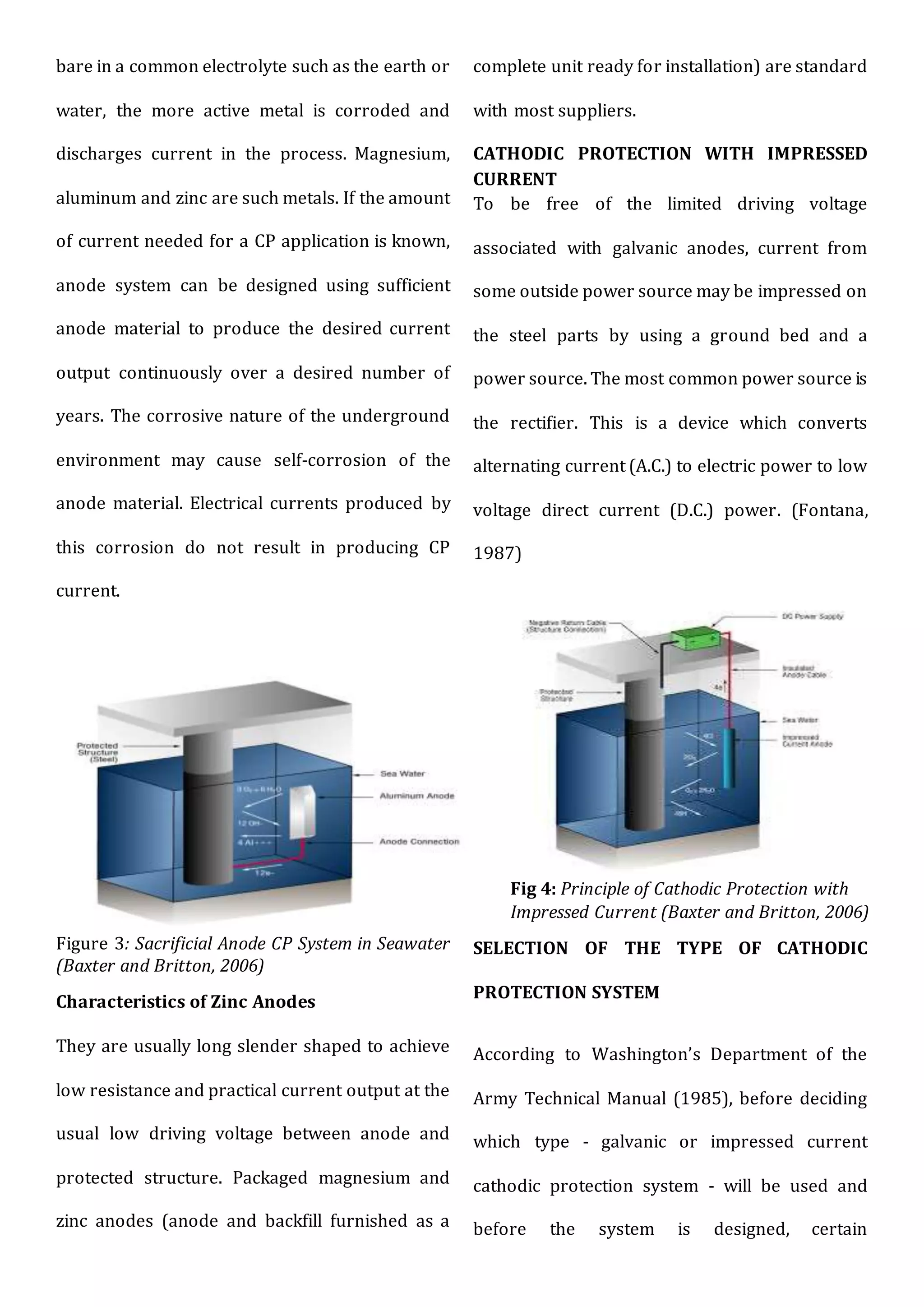 Design of a Cathodic Protection System for Corrosion Prevention of a ...