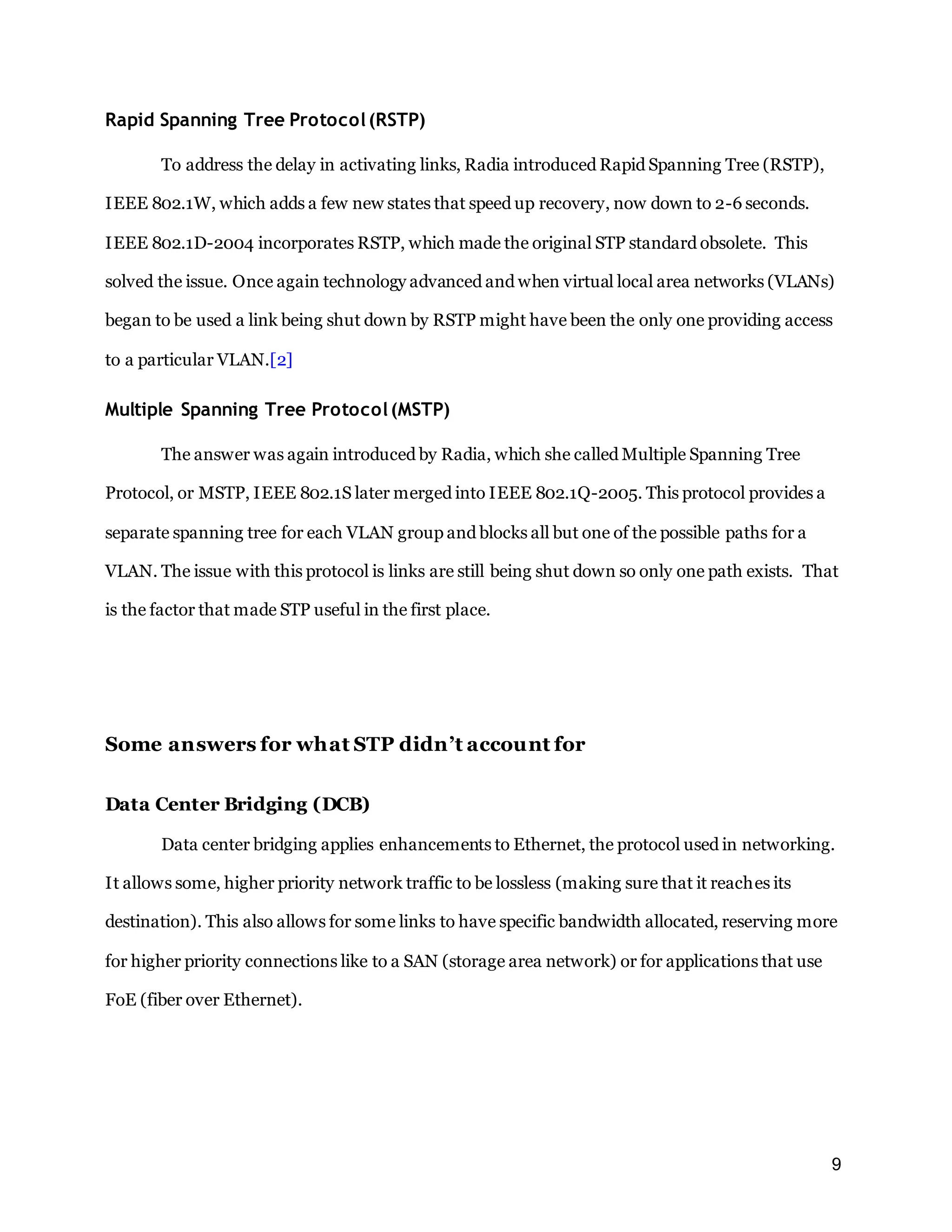 Enterprise Data Center Networking (with citations) | DOCX