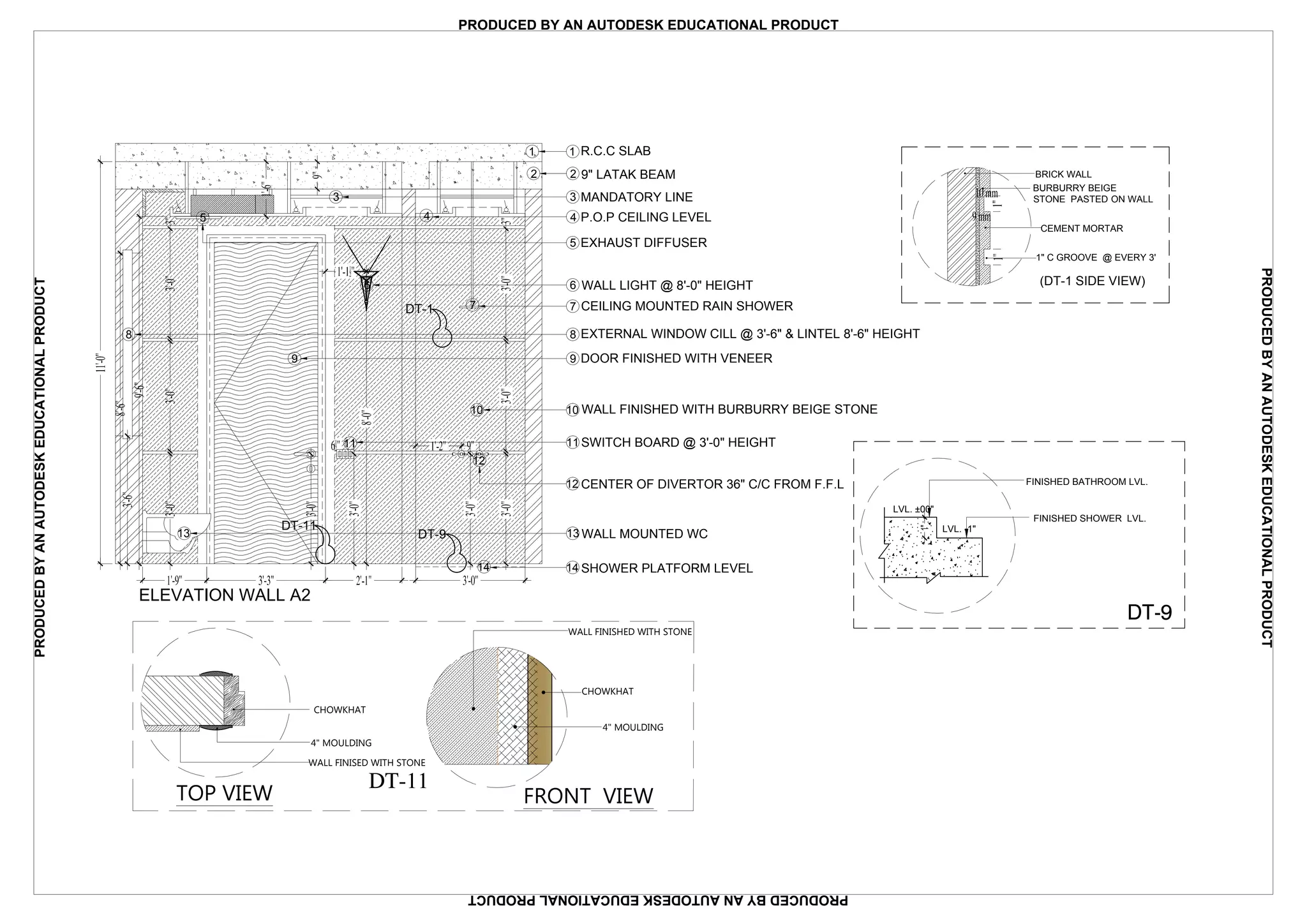Wall Elevation A2 | PPT