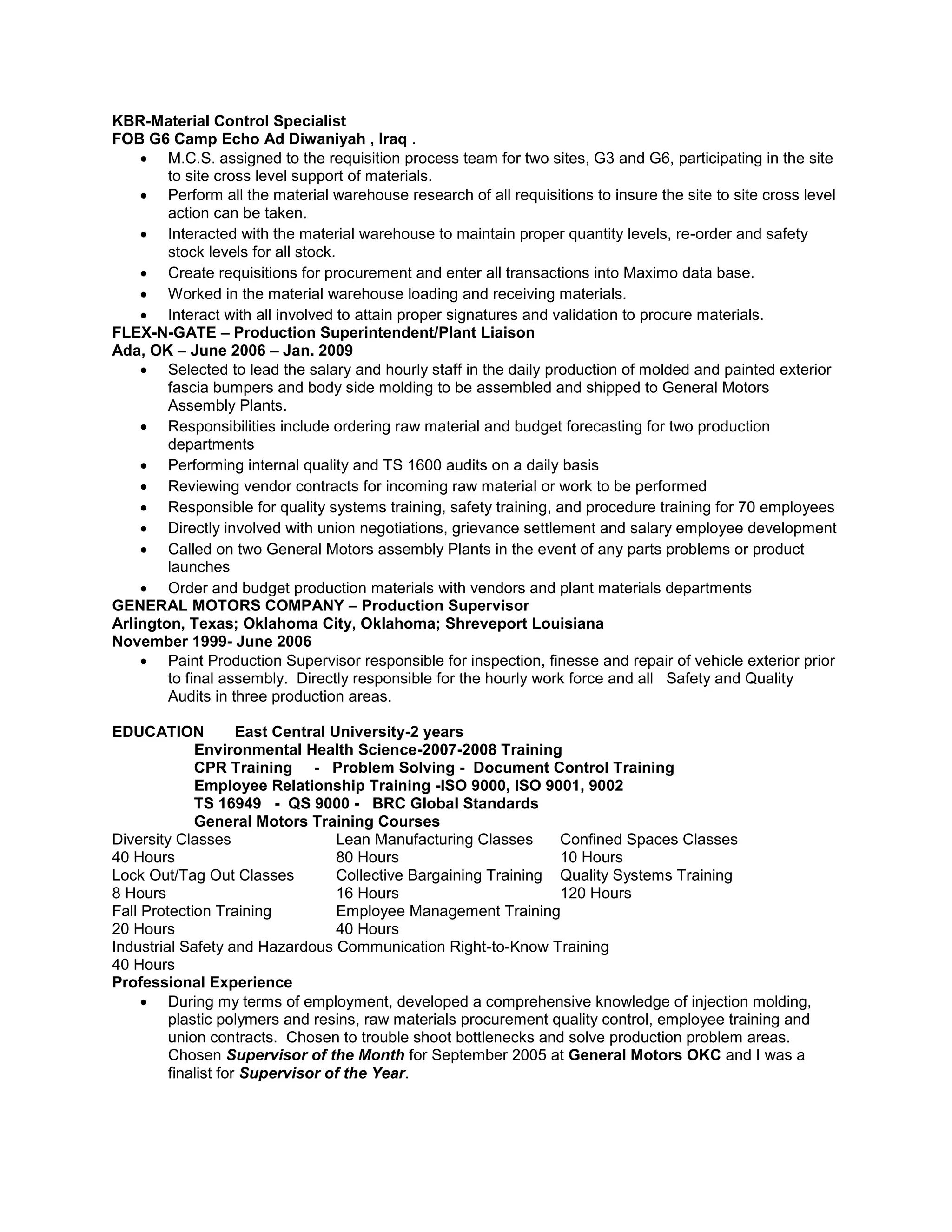 Resume 2016 | PDF