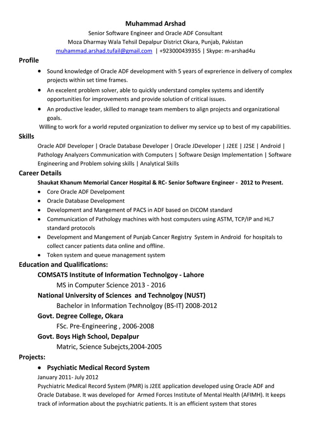 Muhamamd Arshad | PDF