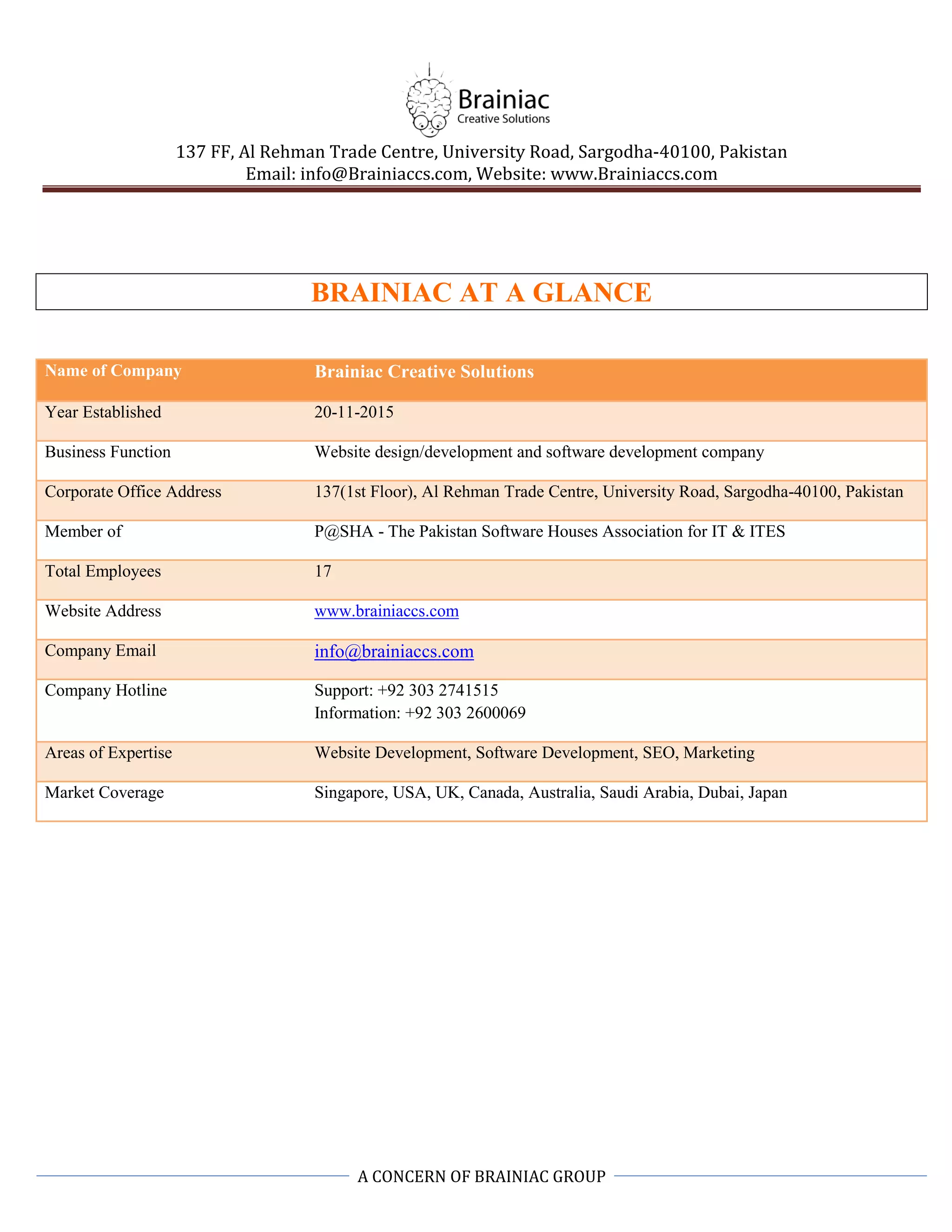 Brainiac Profile | PDF