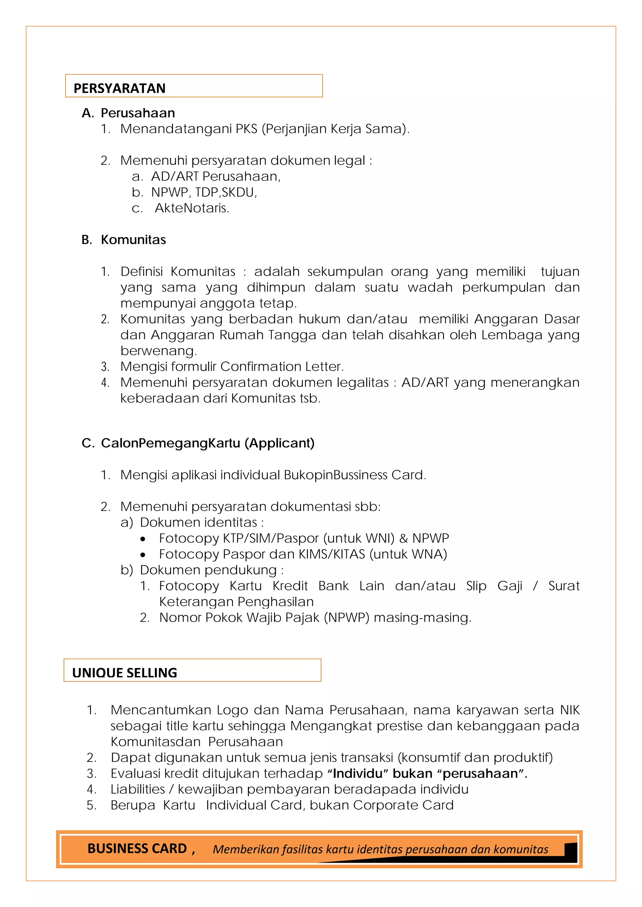 PROPOSAL BIZ CARD | PDF