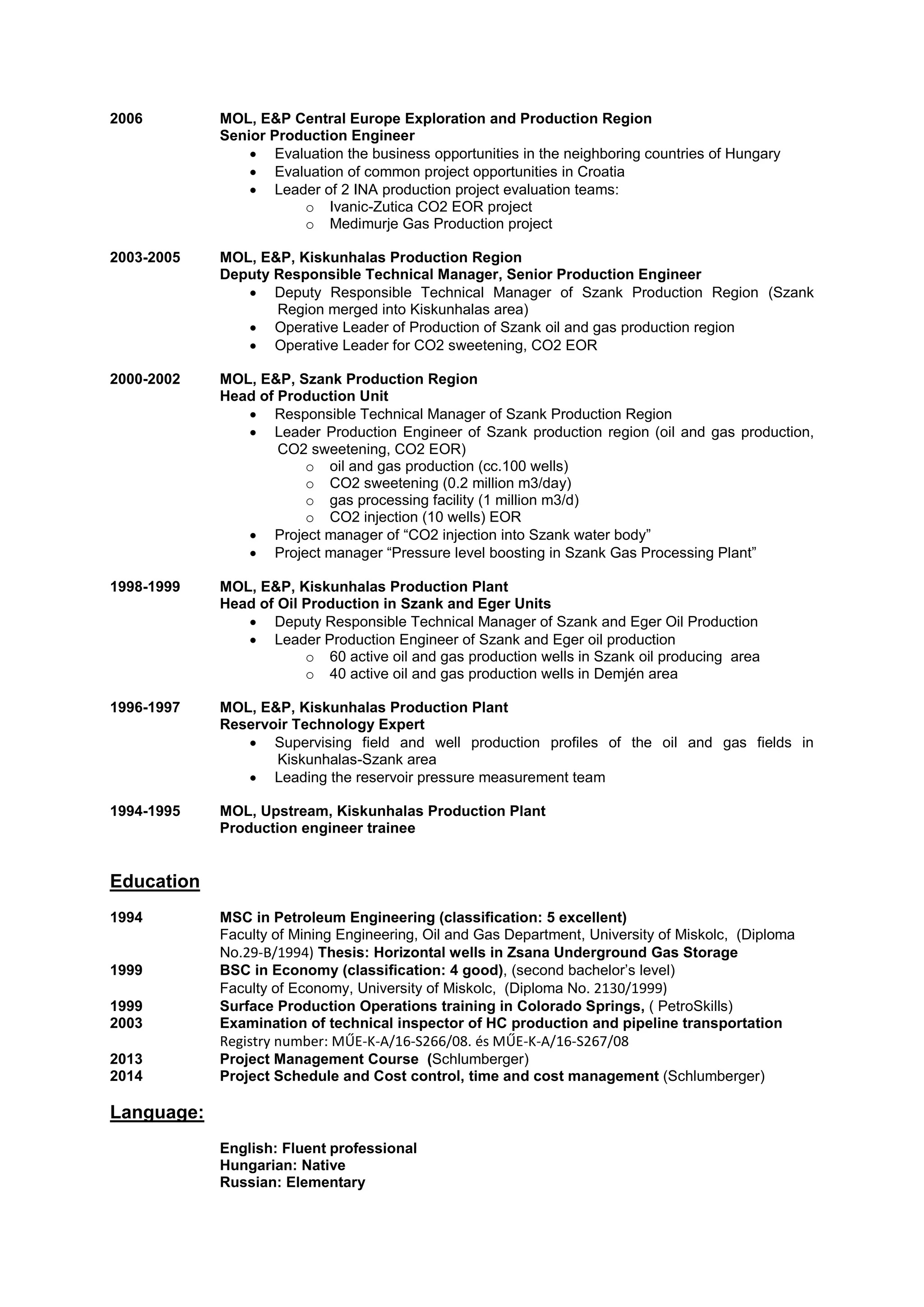 Curriculum Vitae KubusP2016 | PDF