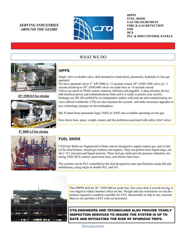 CTQ Brochure Rev1 | PDF