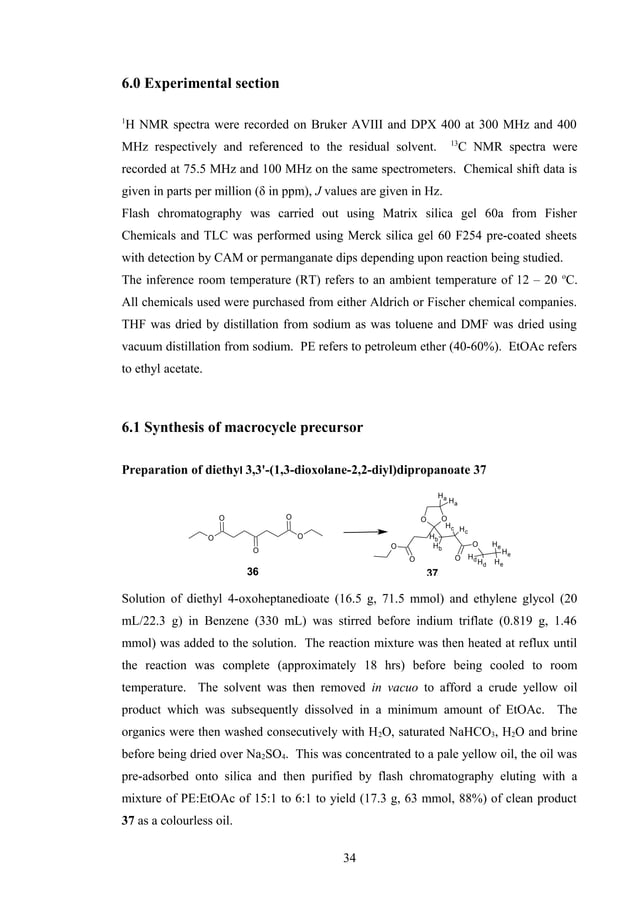 University Dissertation | DOC | Chemistry | Science